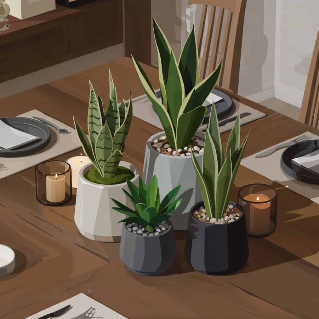 7 Stylish Ways To Decorate Your Home With Snake Plants » Simplify Plants