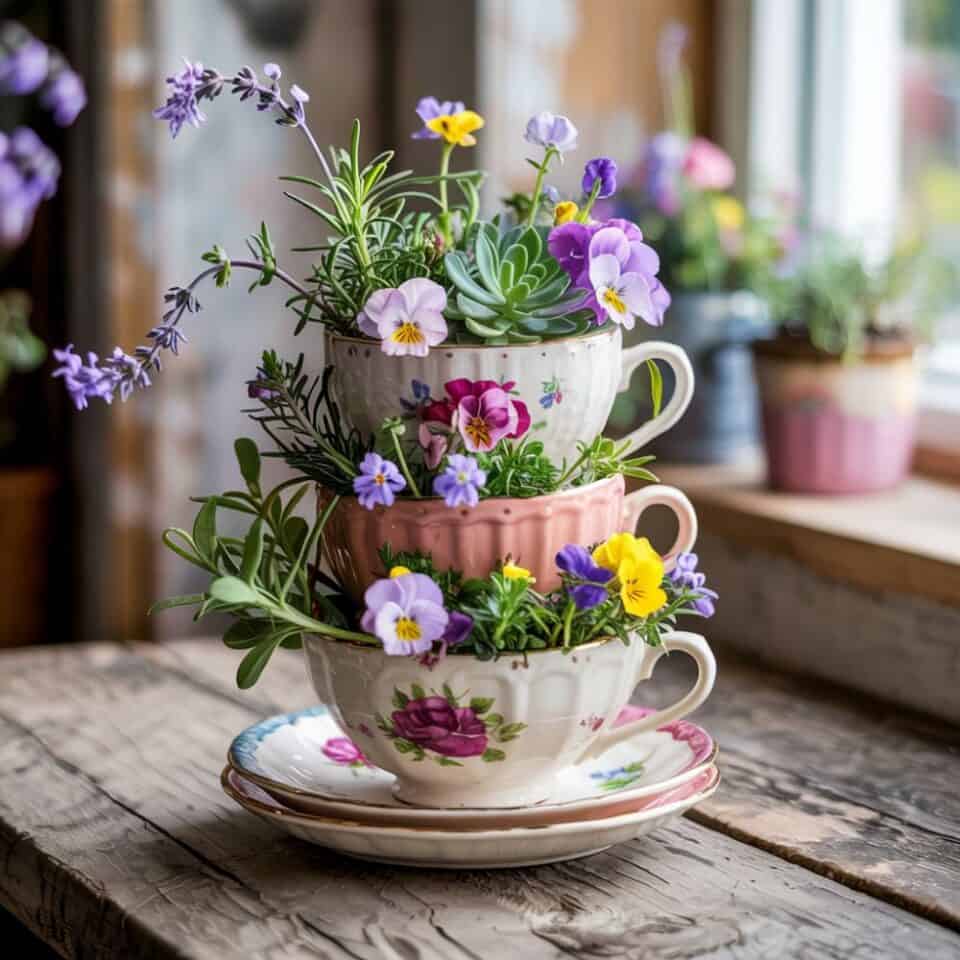 7 Ideas To Turn Old Teacups Into Cute Planters For A Charming Home ...