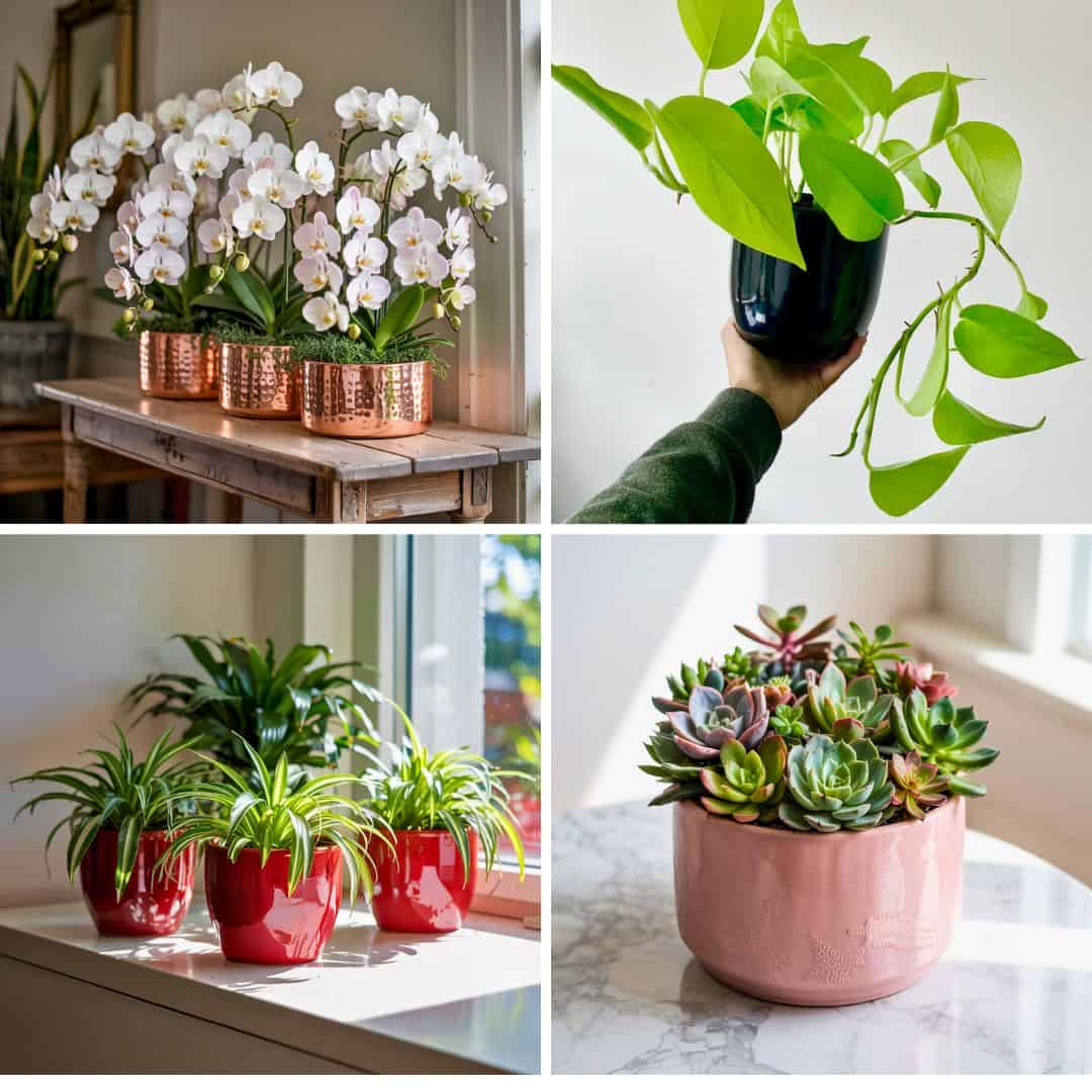 6 Colorful Pot Combinations To Brighten Your Space » Simplify Plants